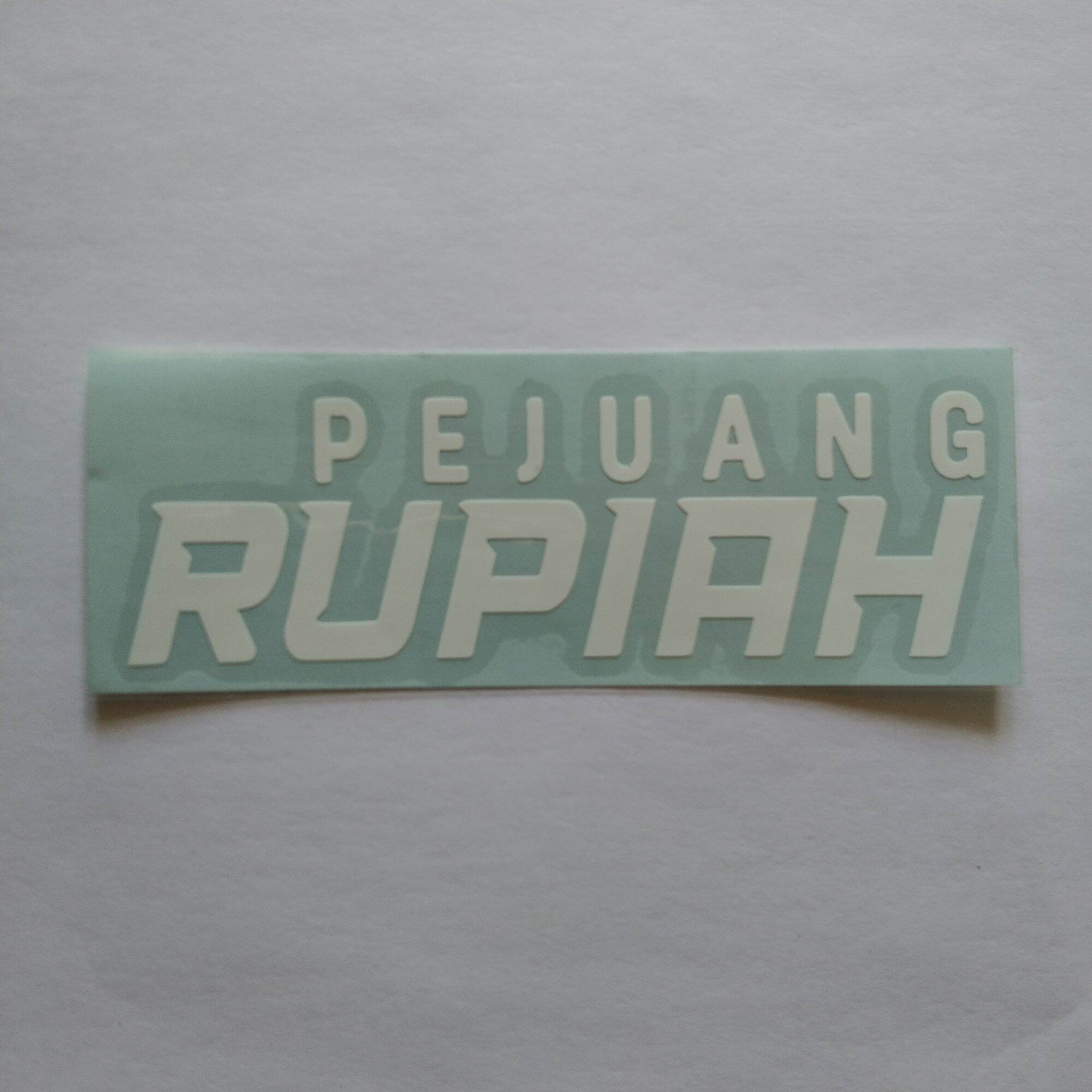 stiker pejuang rupiah cutting skotlet | Lazada Indonesia