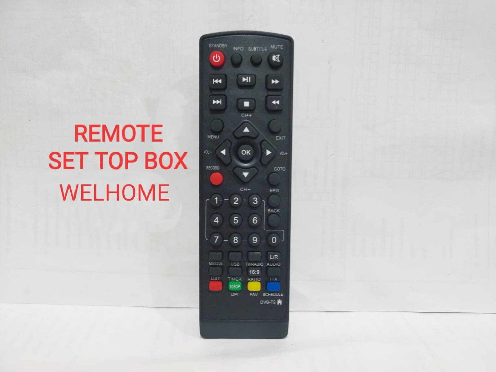 Remote Set Top Box Welhome Kualitas Original | Lazada Indonesia