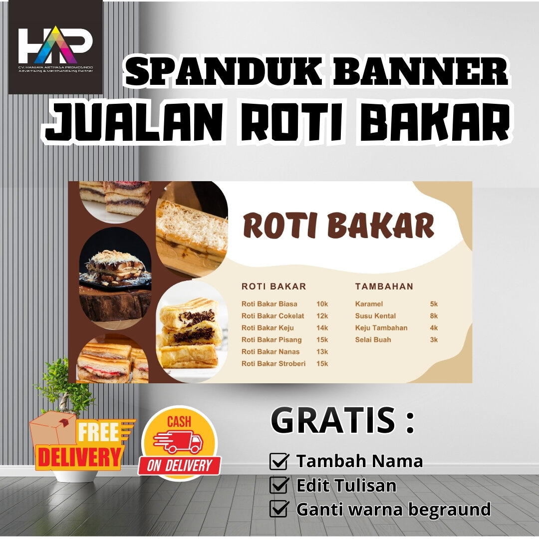 SPANDUK BANNER JUALAN ROTI BAKAR | BANNER JUALAN JAJAN KEKINIAN ...