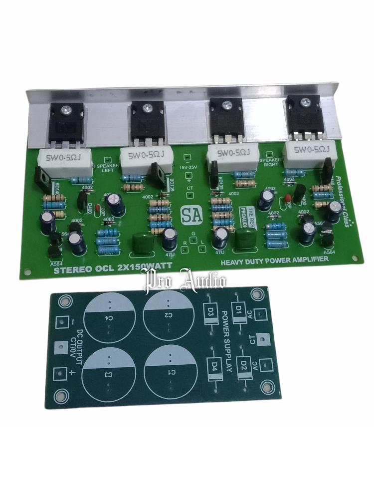 Kit Power Amplifier OCL Stereo plus PCB Power Supply | Lazada Indonesia