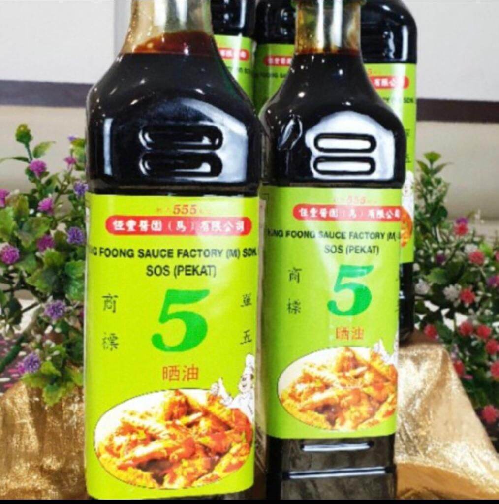 sos kecap pekat hung foong 555 malaysia 750ml premium | Lazada Indonesia