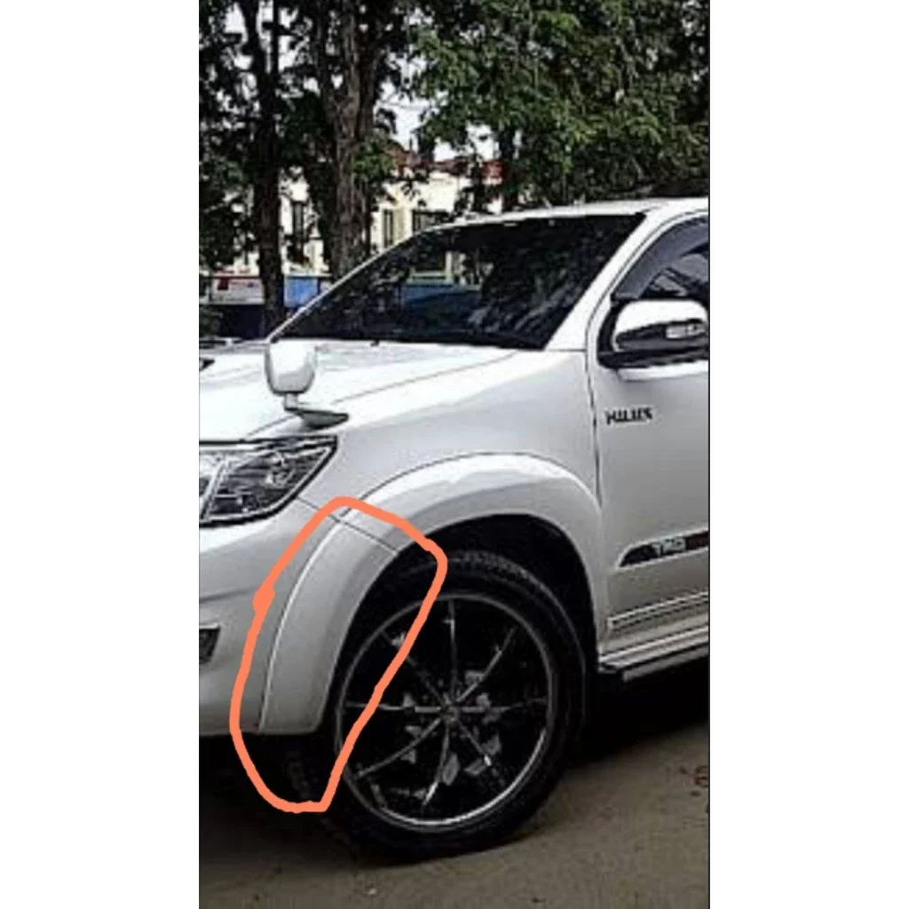 SAMBUNGAN OVER FENDER HILUX VIGO BAGIAN BUMPER TAHUN 2012-2015 | Lazada ...