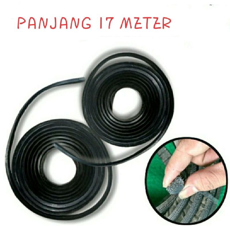 Karet Timba Sumur Bangunan 1 Roll 17 Meter Karet Kerekan Katrol Sumur ...