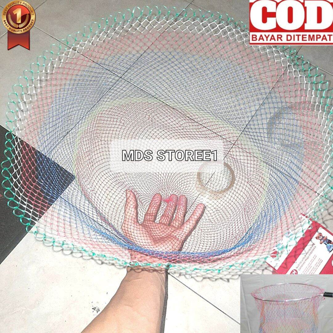 Jaring Seser / Jaring ikan / Jaring serokan / Tanggok ikan Rajutan ...