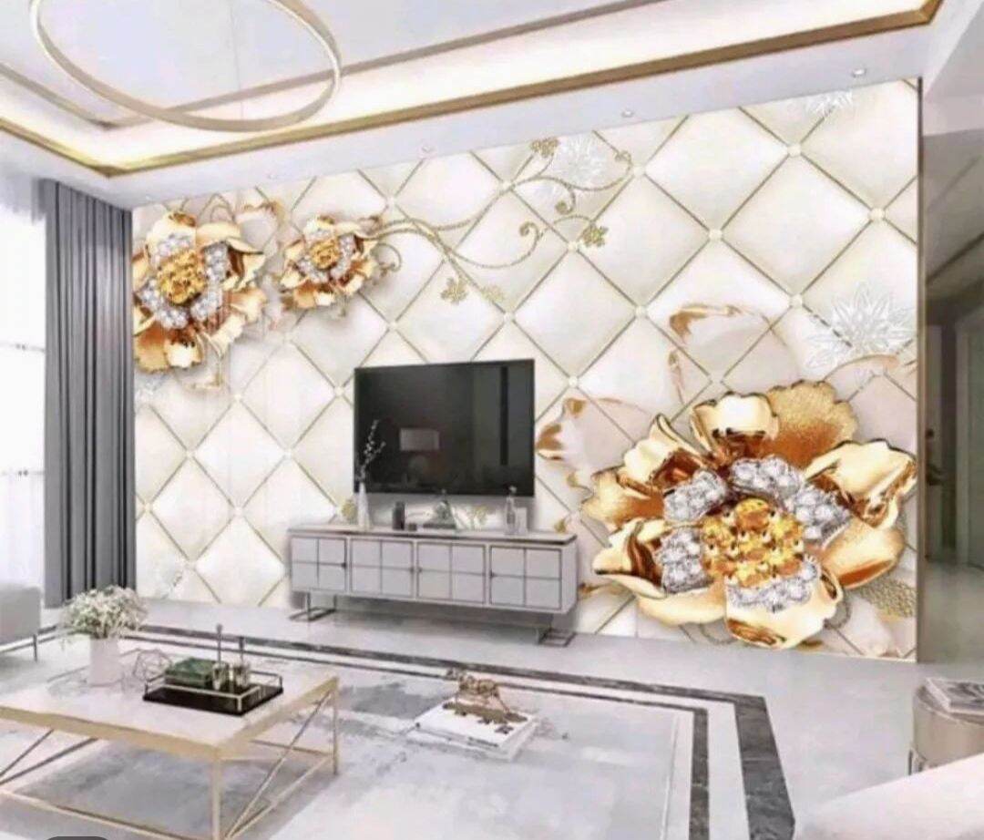 Wallpaper dinding bunga kuning - terlengkap wallpaper mural bunga emas ...