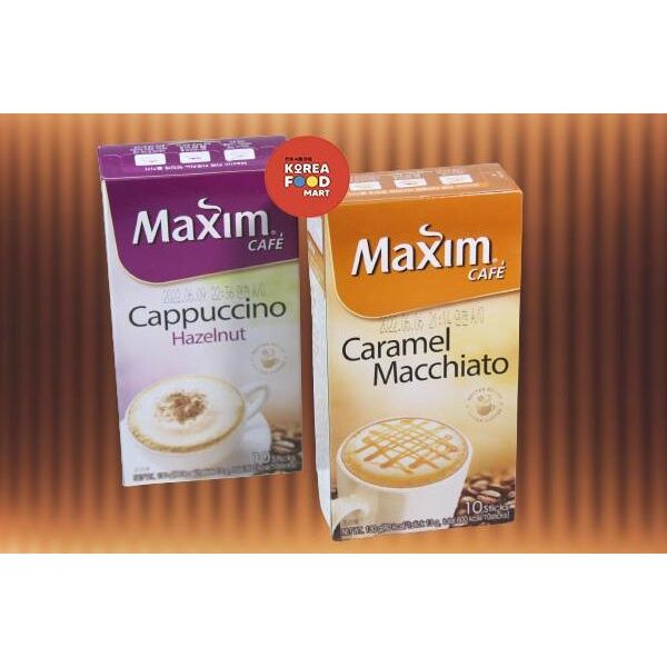 Maxim cafe/maxim kopi Korea/maxim hazelnut/maxim macchiato/maxim ...
