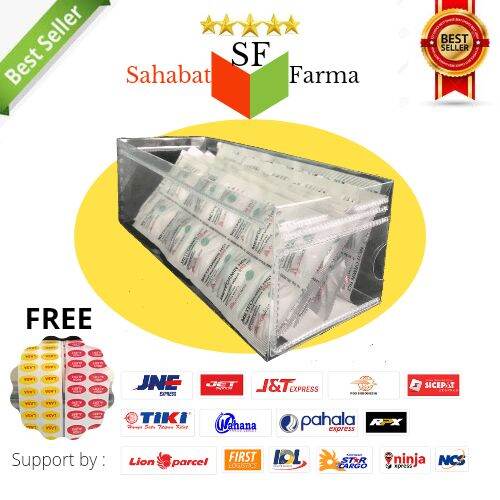 kotak obat mika / apotek / puskesmas ukuran 23x8x7cm isi 15 pcs ...