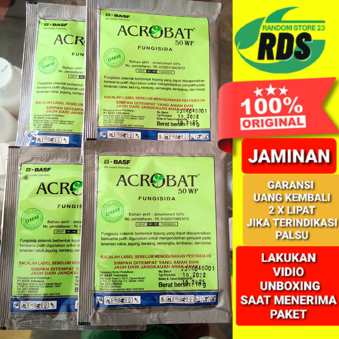 Fungisida Sistemik Acrobat 50 WP 10 Gram Dimetomorf Obat Busuk dan Bercak Daun | Lazada Indonesia