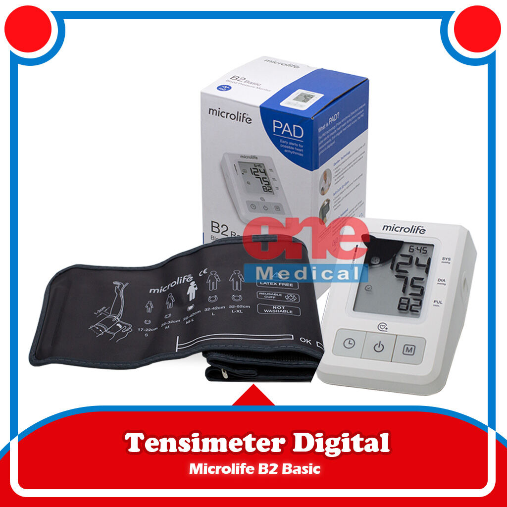 Tensimeter Digital Microlife B2 Basic | Alat Monitor Tekanan Darah | Lazada Indonesia