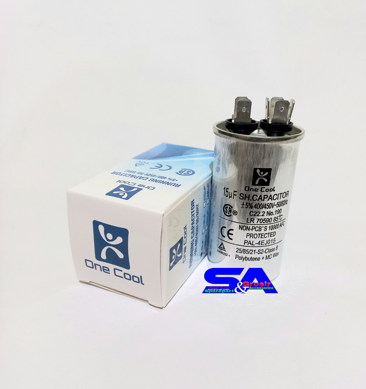 Kapasitor AC 15 uf/Capacitor air conditioner 15 micro | Lazada Indonesia