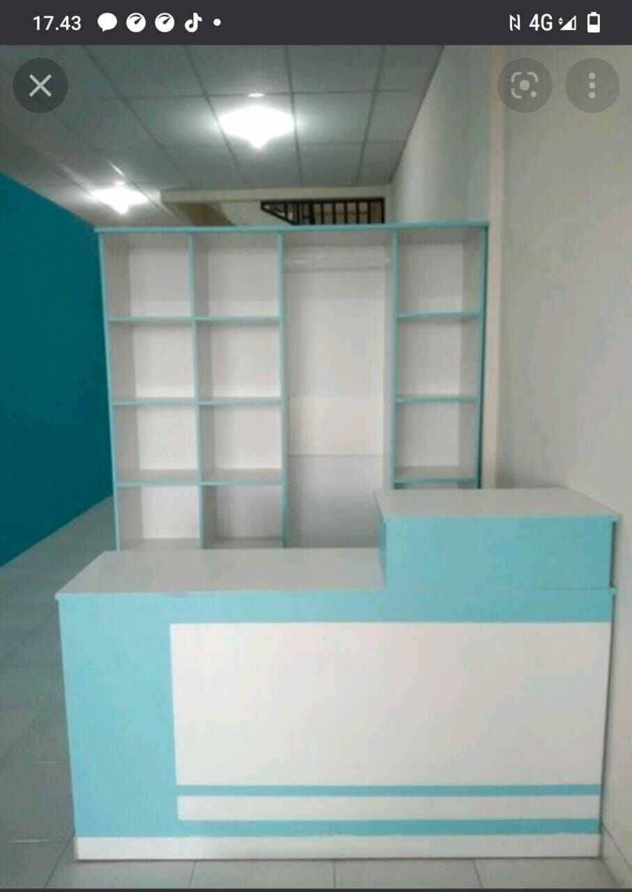 rak dan meja kasir laundry | Lazada Indonesia