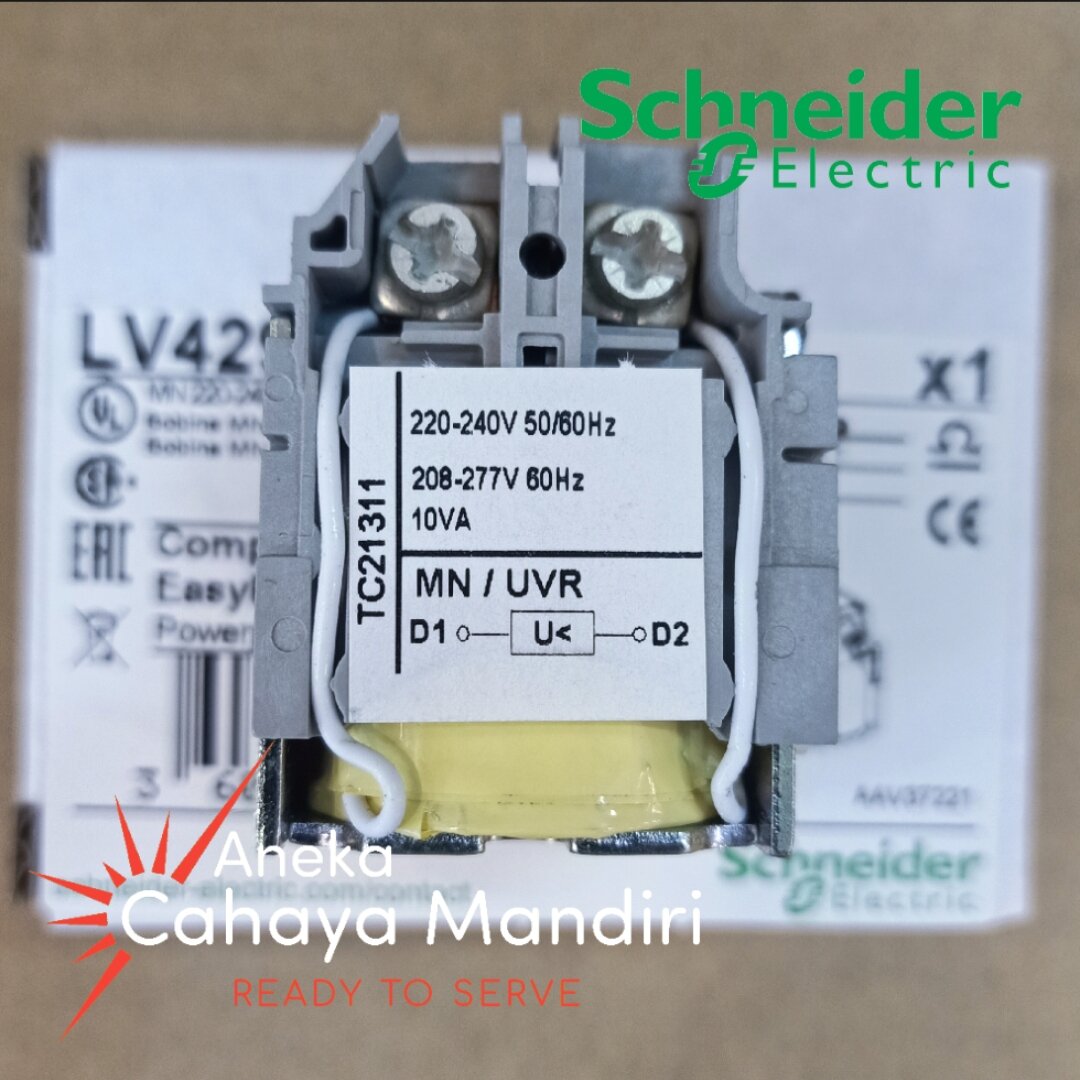 UVR/UVT SN LV 429407 220v MCCB NSX CVS SCHNEIDER | Lazada Indonesia
