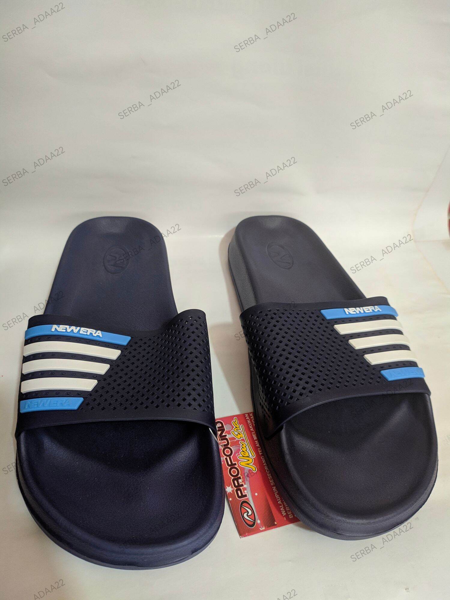 sandal sendal new era slop selobong | Lazada Indonesia