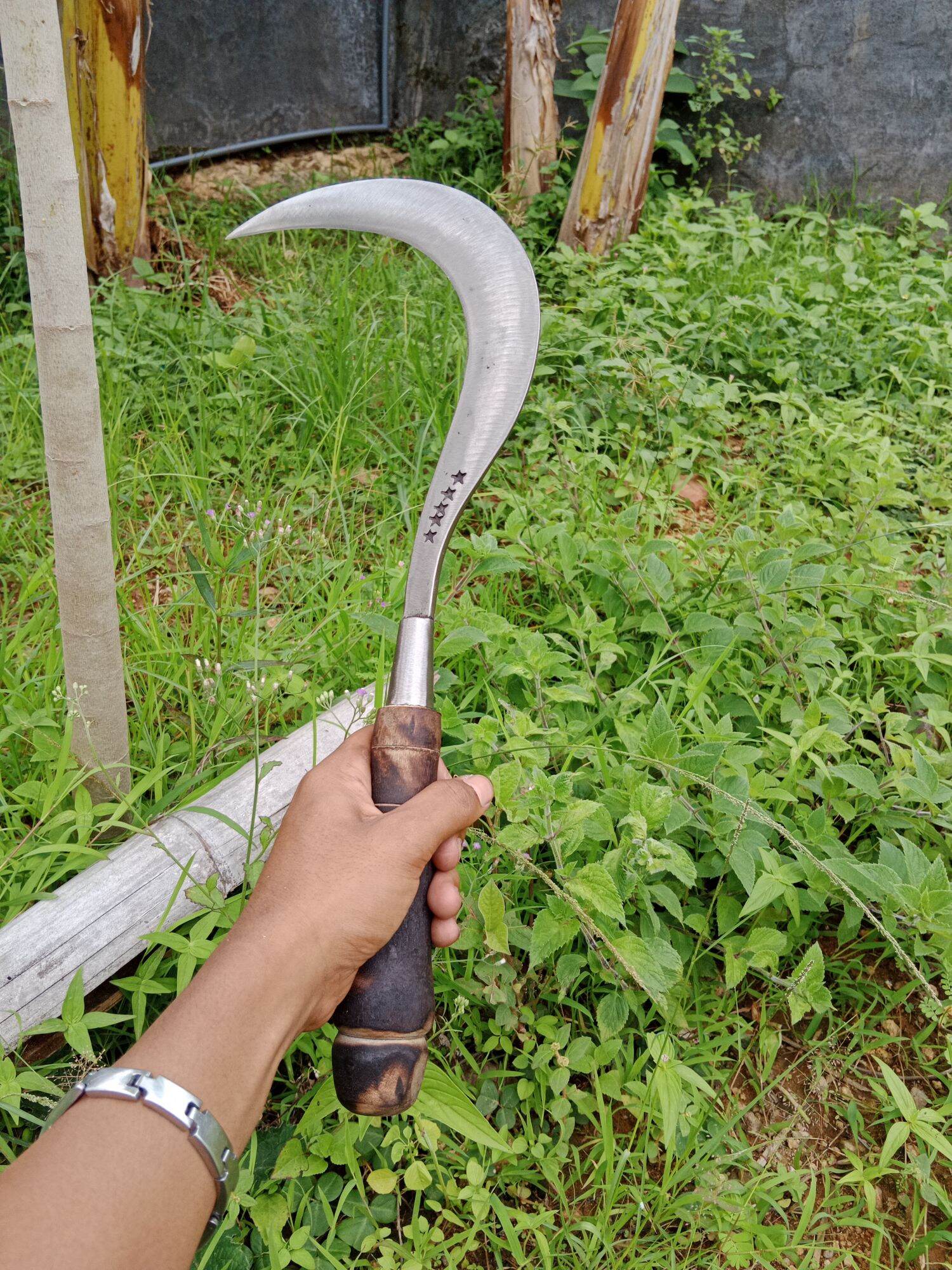 arit rumput / padi dan ranting² bajan baja murni asli madura | Lazada ...