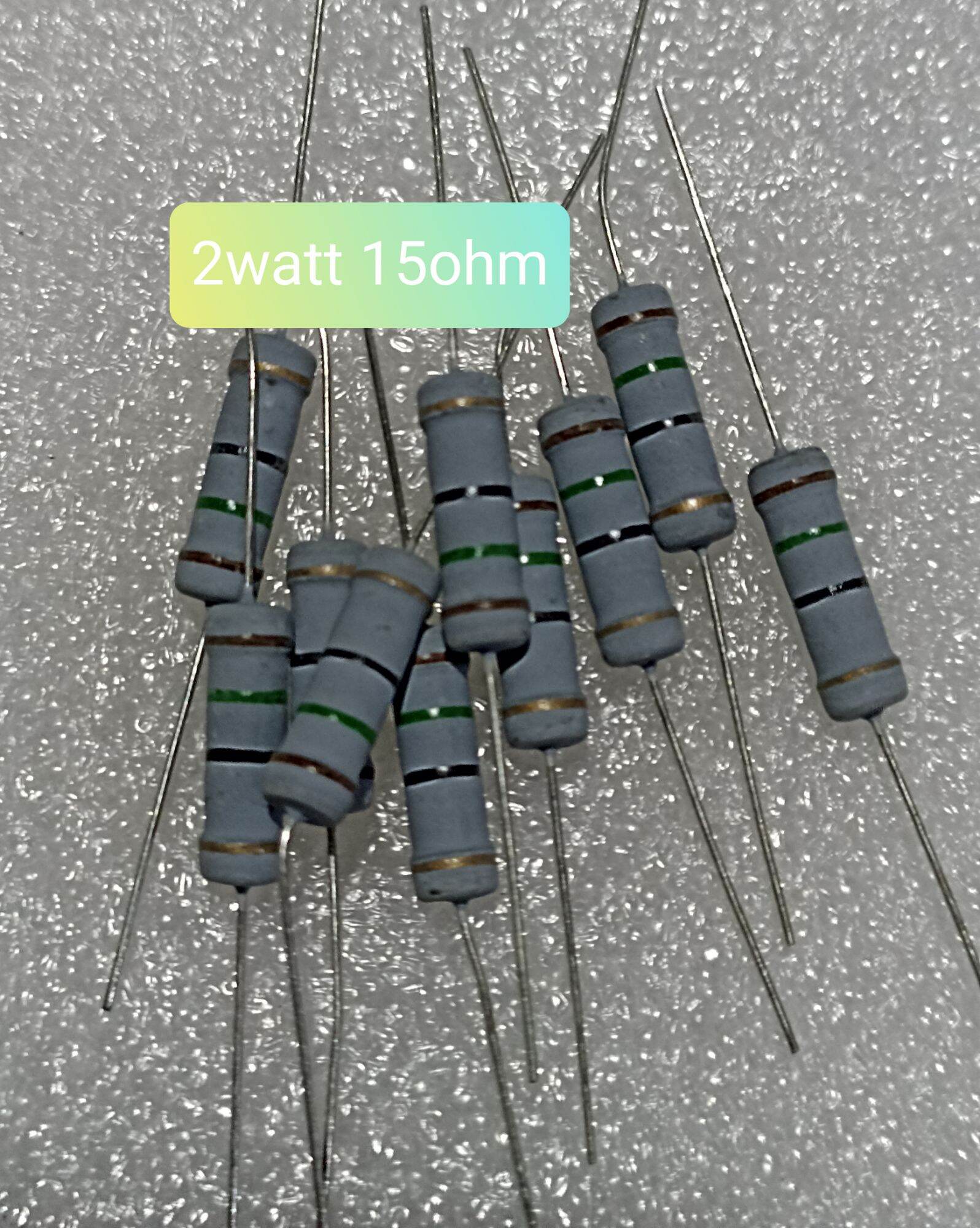 10BUAH RESISTOR 15 OHM 2 WATT RESISTOR 2WATT 15OHM 15 OHM 5℅ | Lazada ...
