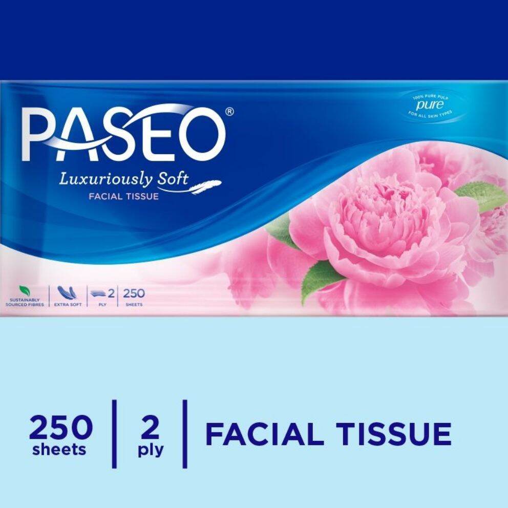 tisu paseo 250 sheet x 2ply pilihan terbaik /Paseo facial tissue soft ...