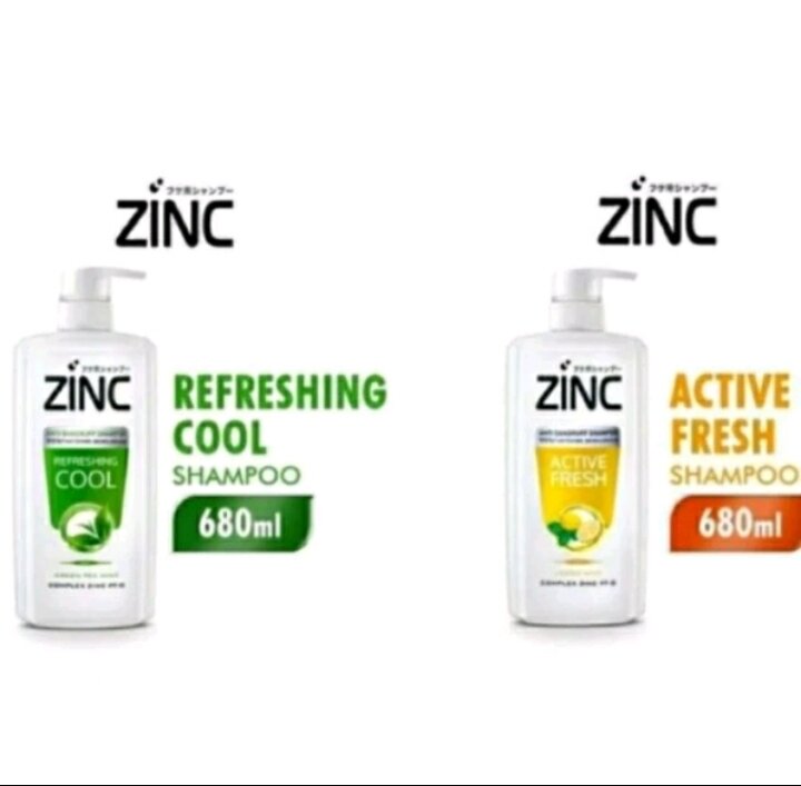 Shampoo Zinc Refreshing Cool & Active fresh 680ml | Lazada Indonesia