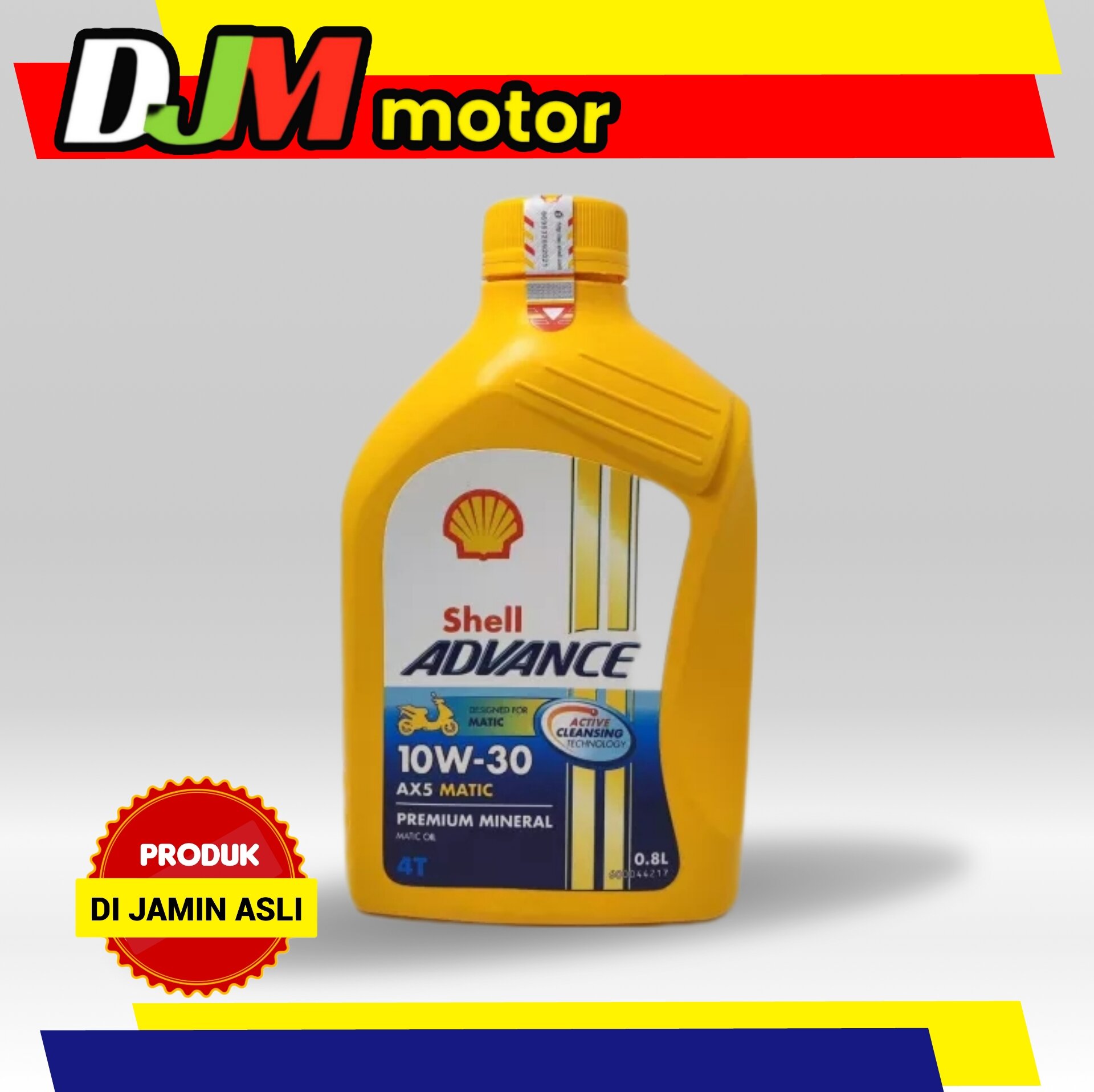 OLI SHELL ADVANCE MATIC AX5 10W-30 0,8L,UNTUK SEMUA MATIC, PRODUK DI ...