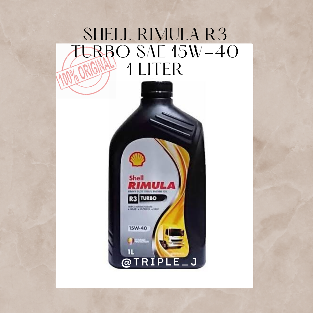 Shell Rimula R3 Turbo 1 Liter Original Shell Scan Barcode | Lazada ...
