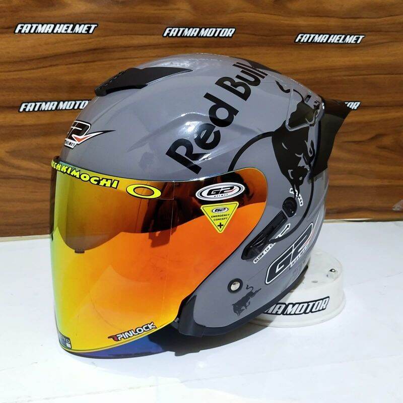 Helm G2 Paket Ganteng Redbull Original SNI | Lazada Indonesia
