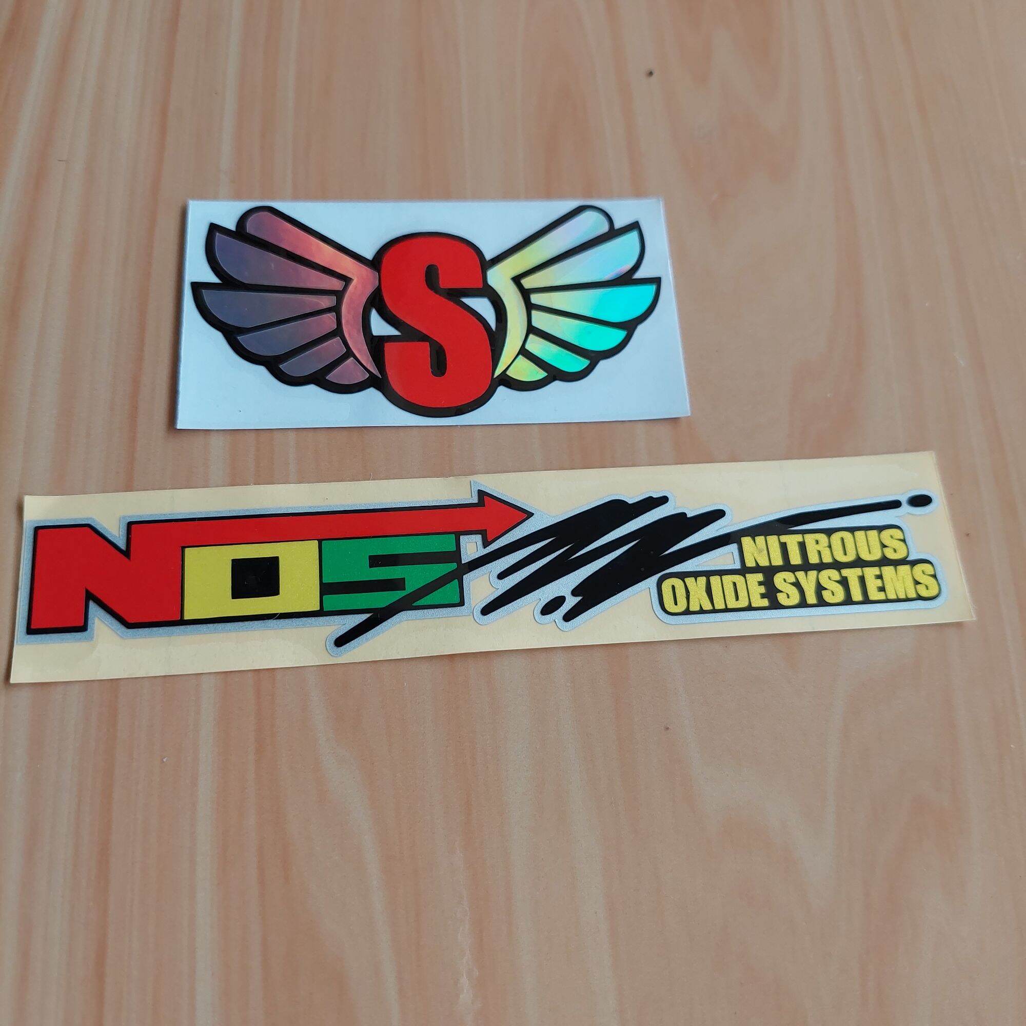 STICKER stiker NOS NITROUS OXIDE SYSTEMS Cutting TERMURAH | Lazada ...