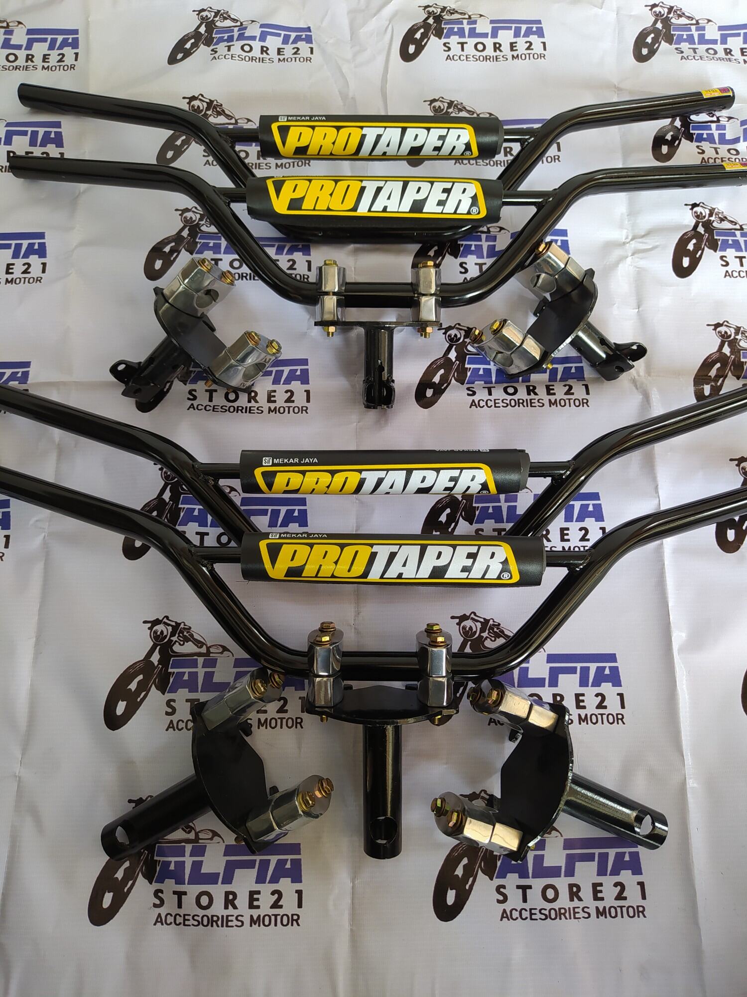 Paketan stang motor Protaper custom model trail dan dudukan adaptor ...