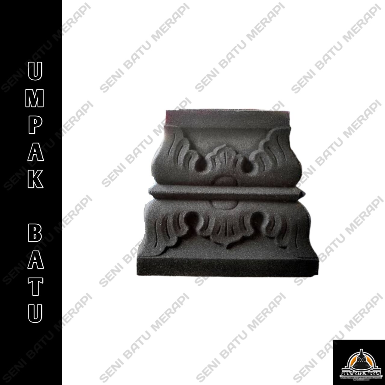 Umpak Model Ukir Batu asli (ukuran 20x20x15) | Lazada Indonesia