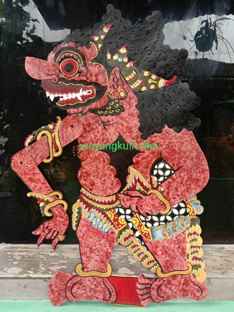 wayang kulit buto begal/kualitas bagus/ukuran standar/bahan asli kulit ...