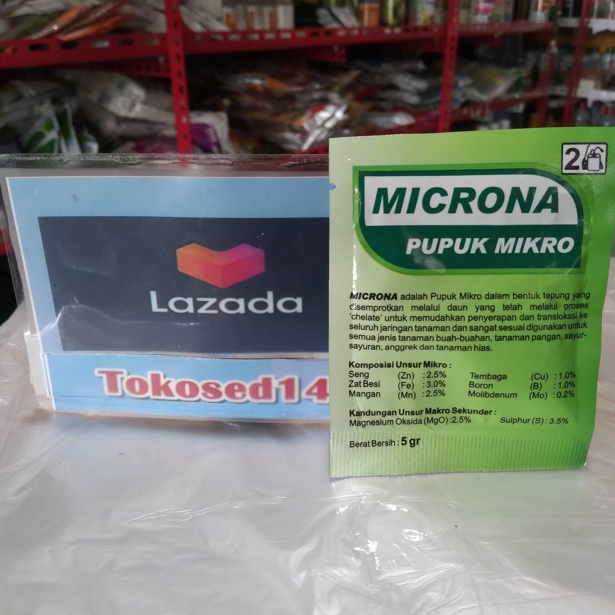 Microna 5 gr pupuk mikro nutrisi tanaman anggrek,tanaman hias,tanaman ...