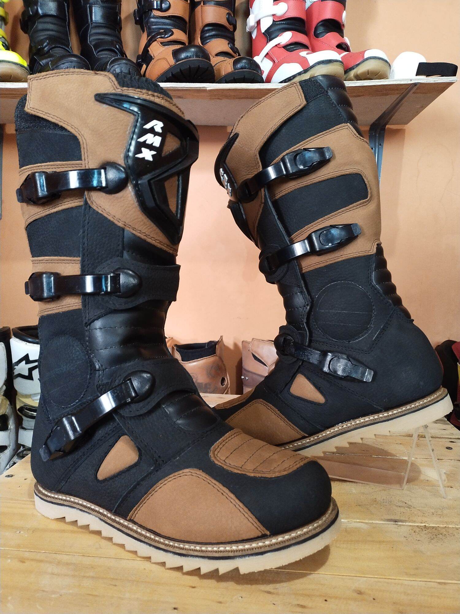 sepatu trail adventure rmx hitam coklat model forma | Lazada Indonesia