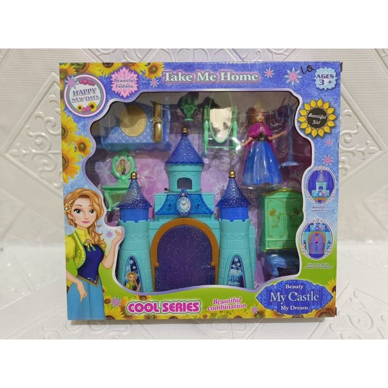 Mainan anak barbie/Mainan anak rumah Barbie lengkap 1 set | Lazada ...