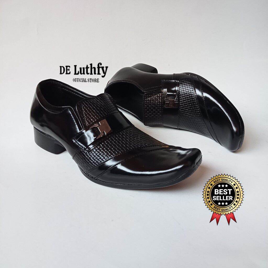 Sepatu Pantofel Formal Pria Kulit Premium - Pansus Kantor Kerja Cowok ...