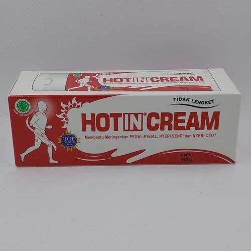 HOT IN CREAM TUBE 60 GR ORIGINAL HOT KRIM PEREDA NYERI OTOT DAN SENDI ...