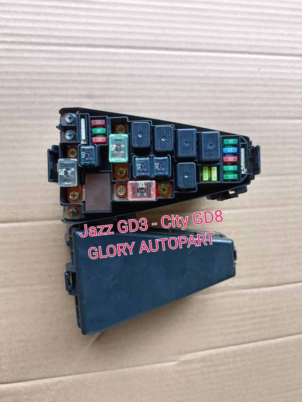 FUSE BOX SEKRING HONDA JAZZ GD3 - CITY GD8 IDSI VTEC 2002-2008 ORIGINAL ...