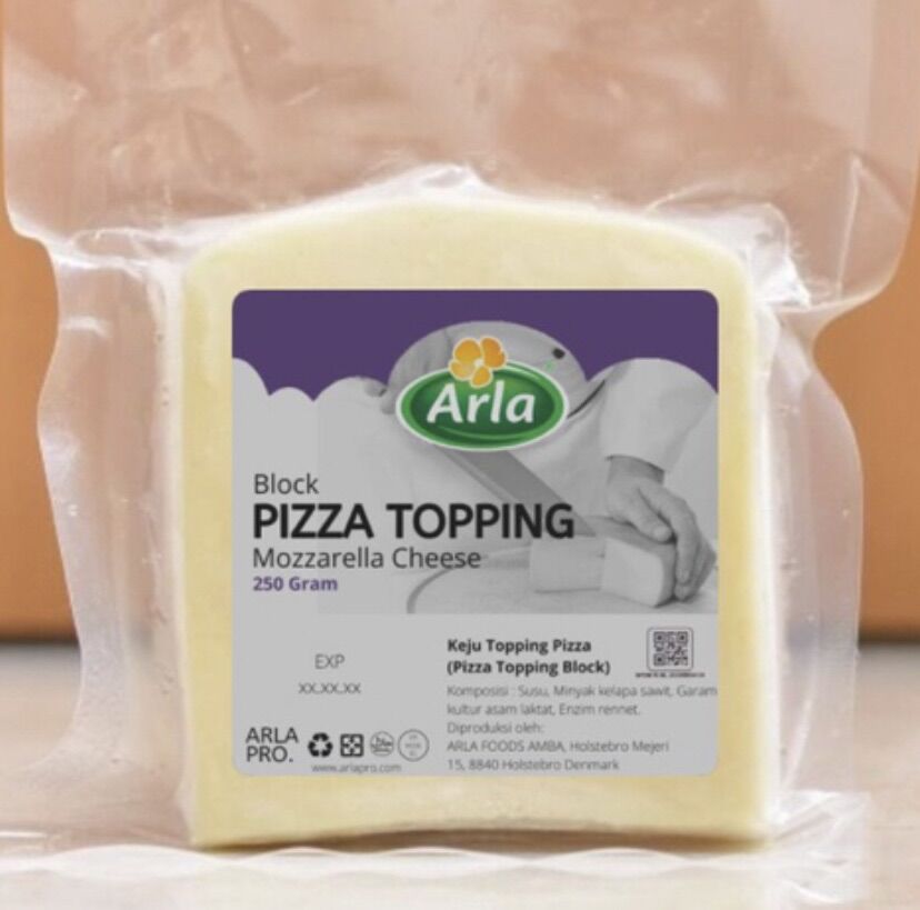 KEJU LUMER ARLA MOZZARELLA KEMASAN 200gr/ARLA PIZZA TOPPING/ MOZZARELLA ...