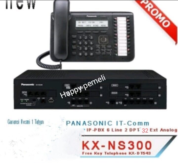 PABX PANASONIC KX -NS300 (6 Line 32 Extension) #Garansi Resmi | Lazada Indonesia