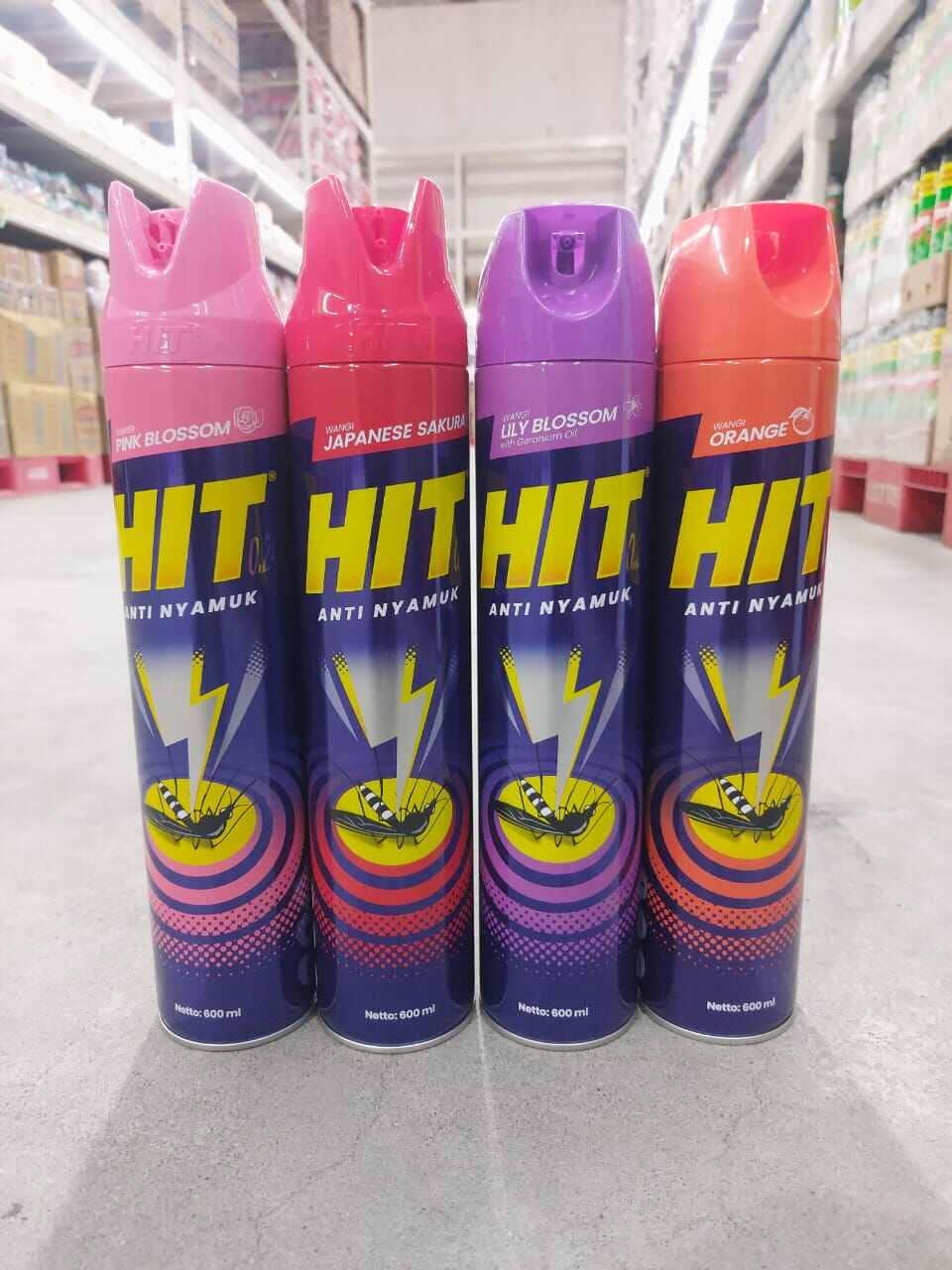 Hit Aerosol 600ml-Anti Nyamuk-Anti Kecoa-Obat Nyamuk Semprot-Botol ...