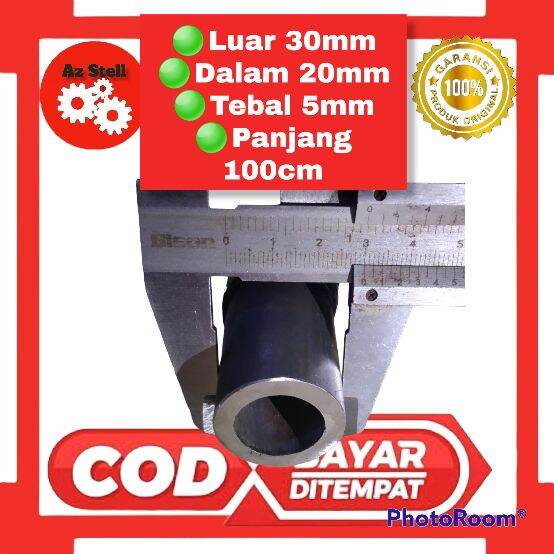 Pipa Besi Seamless diameter Luar 29.5mm Dalam 20mm Tebal 5mm Panjang ...