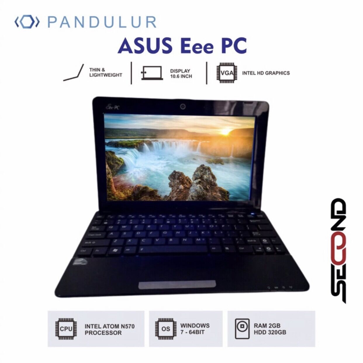 ASUS Netbook Eee PC Second | Lazada Indonesia