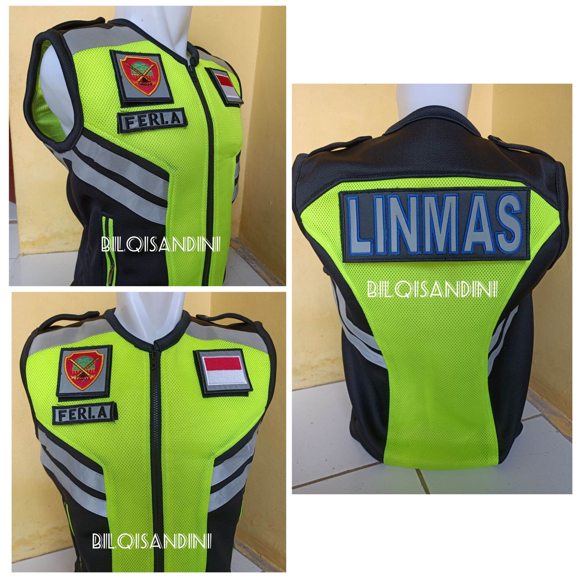 rompi linmas tebal/rompi linmas/rompi jala tebal | Lazada Indonesia