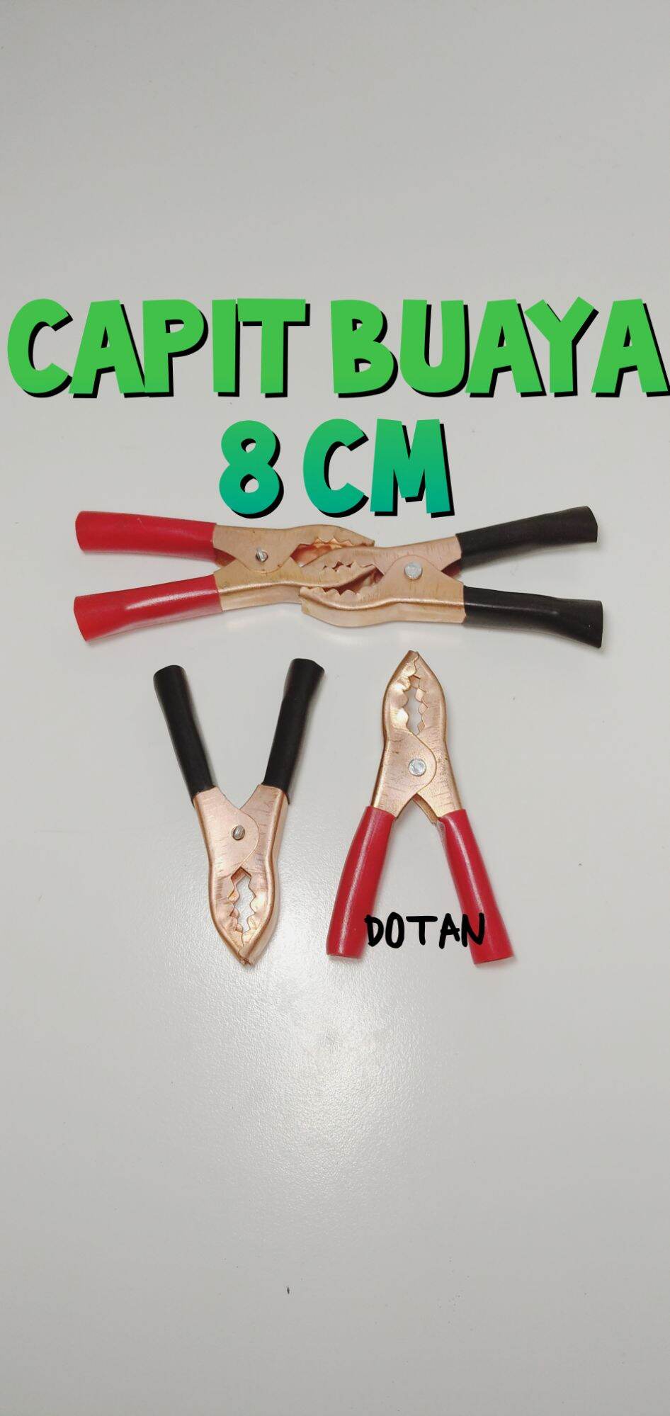 jepitan capit buaya ukuran 8cm accu | Lazada Indonesia