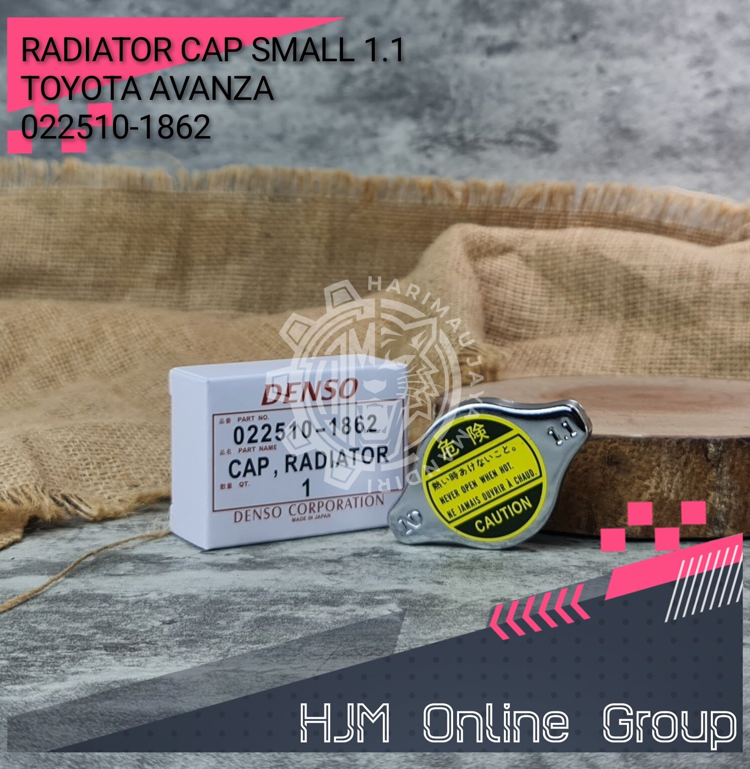 RADIATOR CAP 1.1 - TUTUP RADIATOR AVANZA / XENIA / RUSH / TERIOS ...