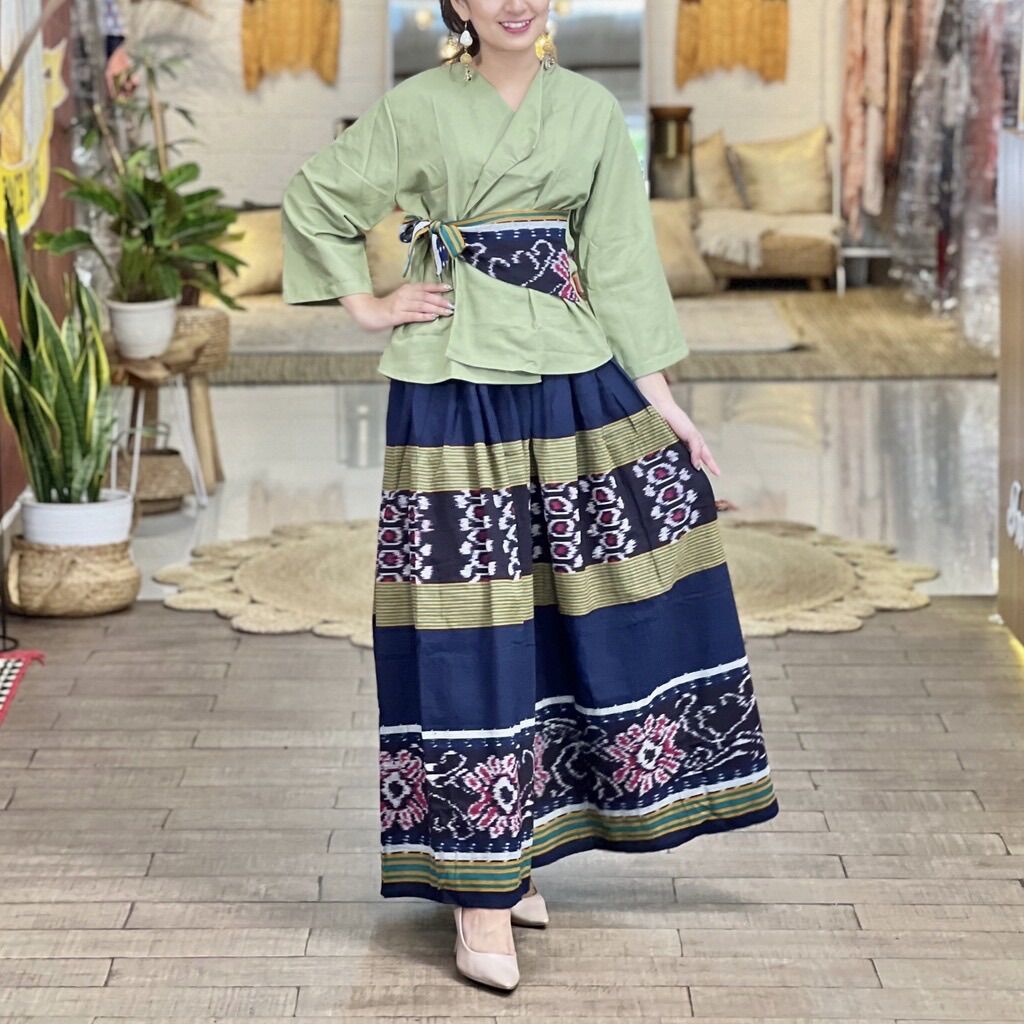 Set Baju Tenun baju + rok | Lazada Indonesia