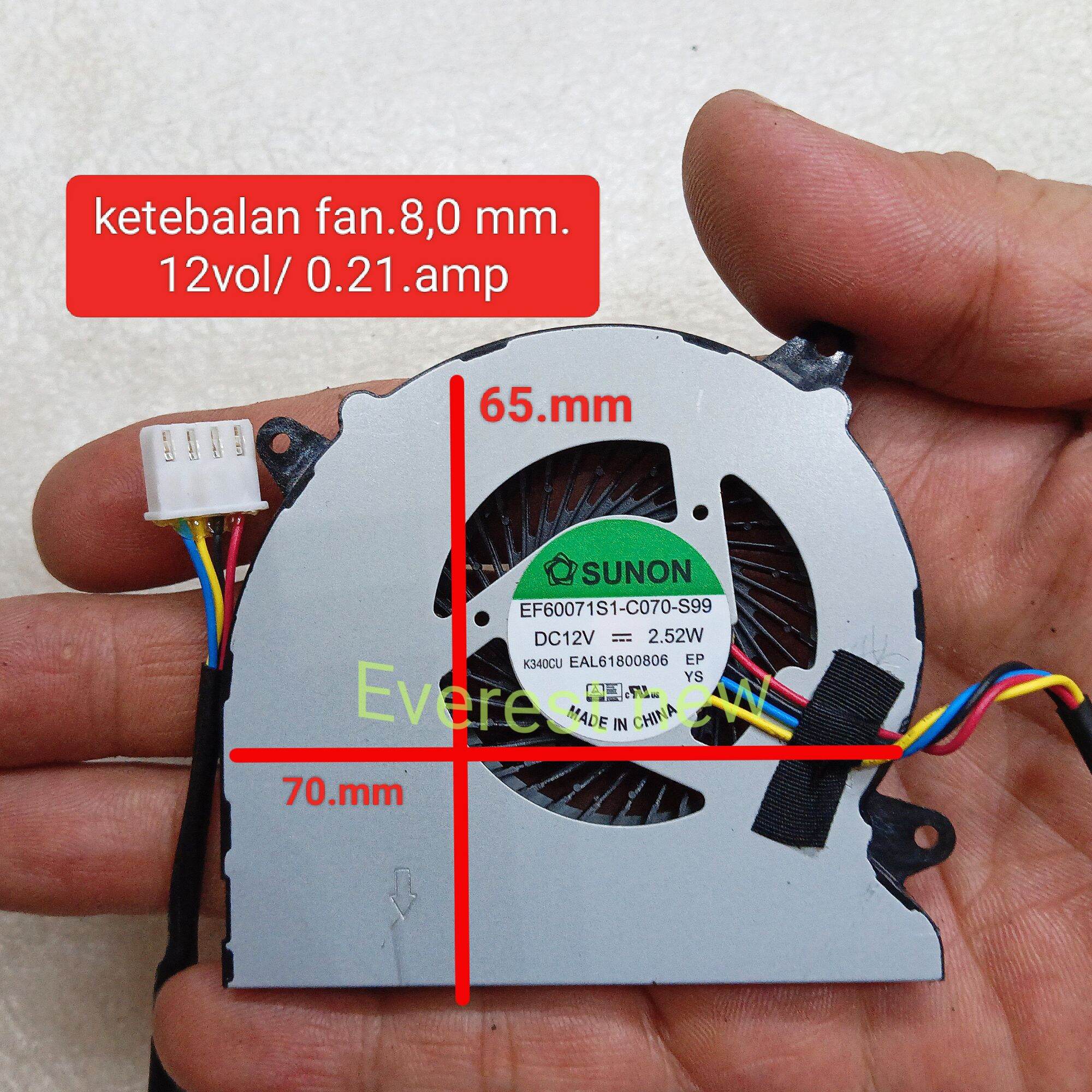 fan DC 12v/fan blower cpu centrifugal 12v | Lazada Indonesia