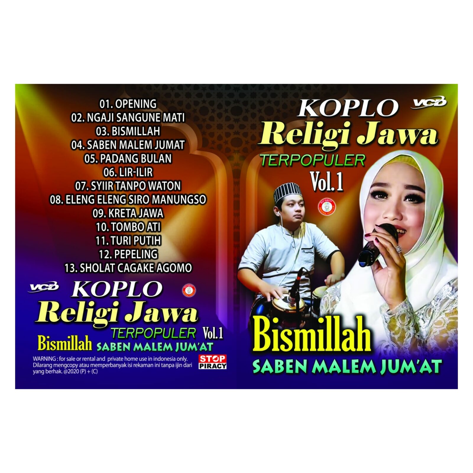 KASET VCD MUSIK LAGU KOPLO RELIGI JAWA VOL 1 | Lazada Indonesia