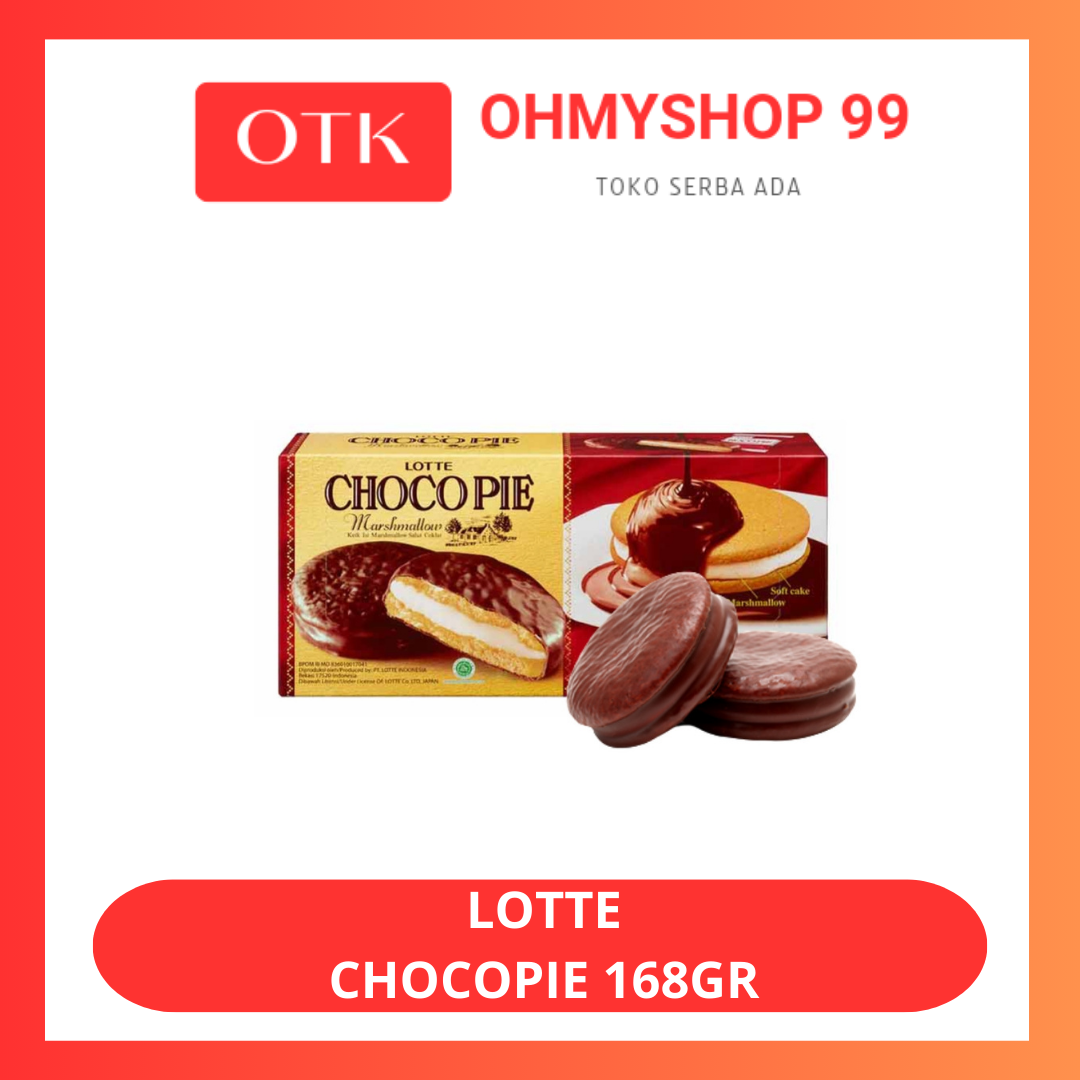 Lotte Choco Pie Cake Keju Rasa Marsmallow 168gr | Lazada Indonesia