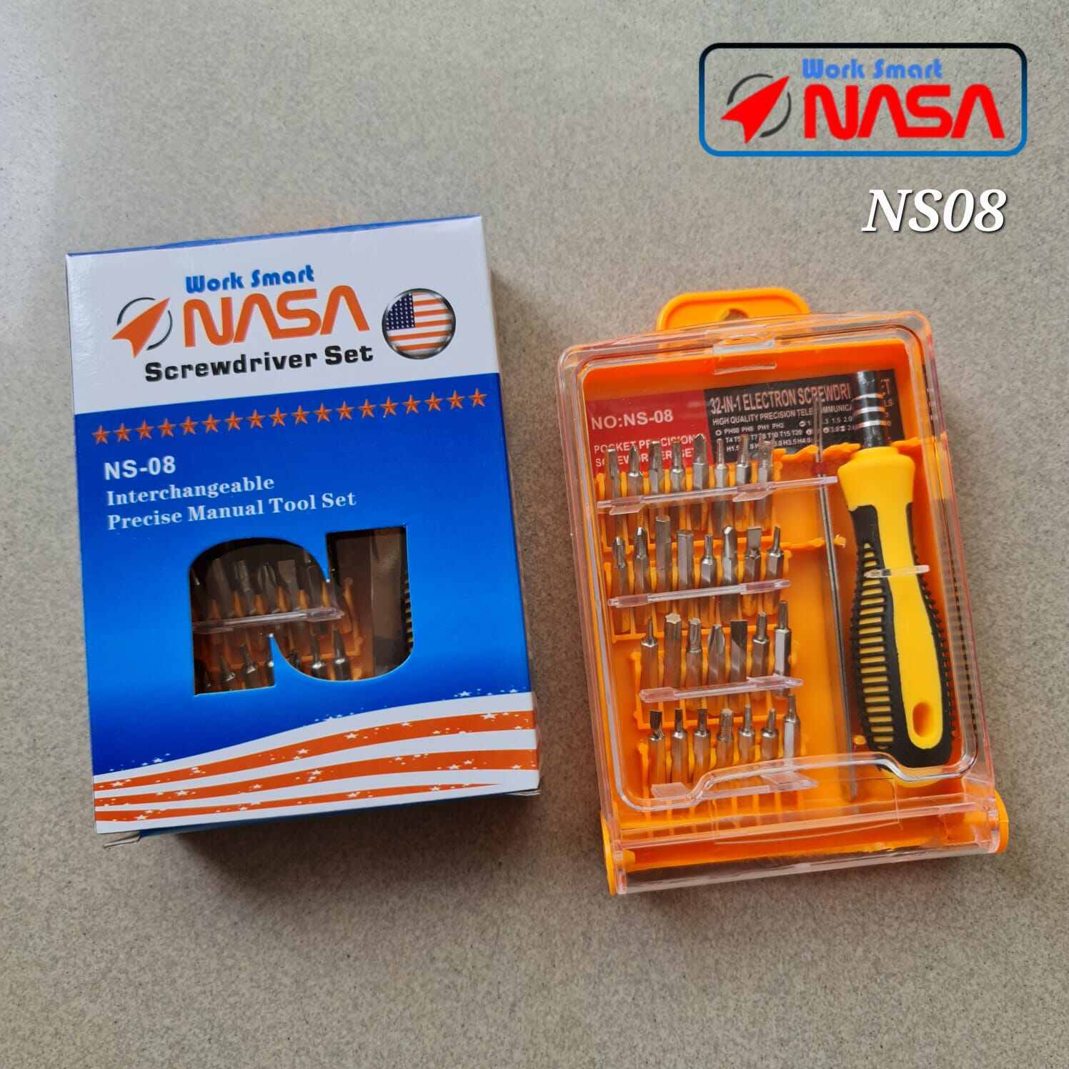 OBENG JAM SET NASA 32 IN 1 NS08 | Lazada Indonesia