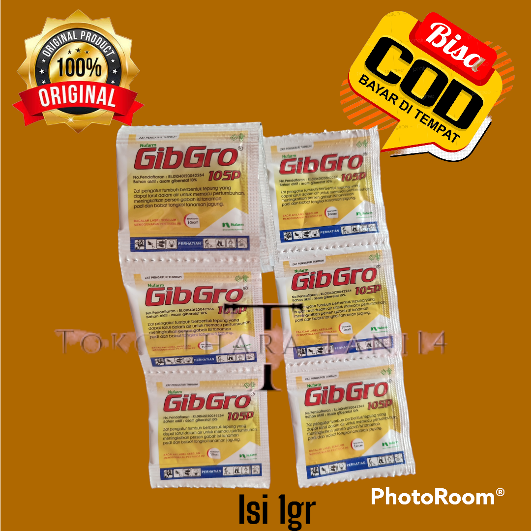 GIBGRO 10 SP 1 GRAM PER SACHET ZPT PENYUBUR PADI GABAH JAGUNG | Lazada ...