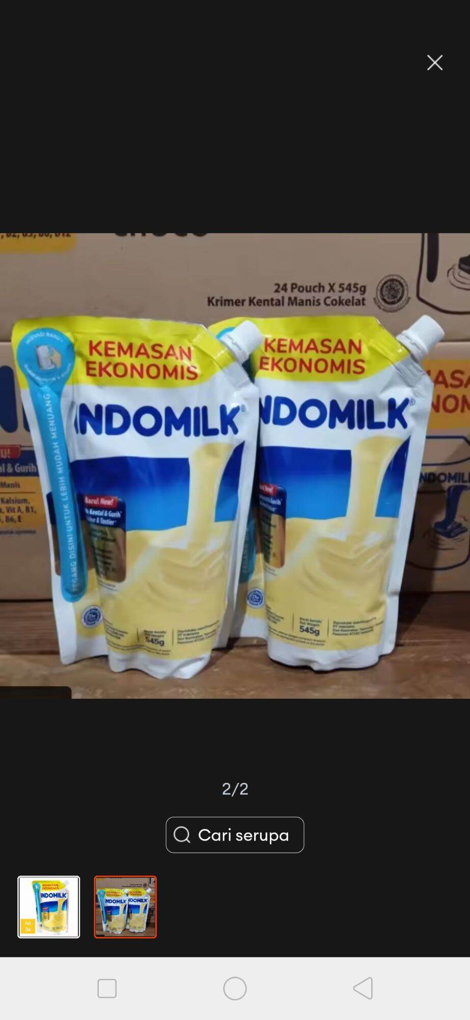 Indomilk original pouch 545g | Lazada Indonesia