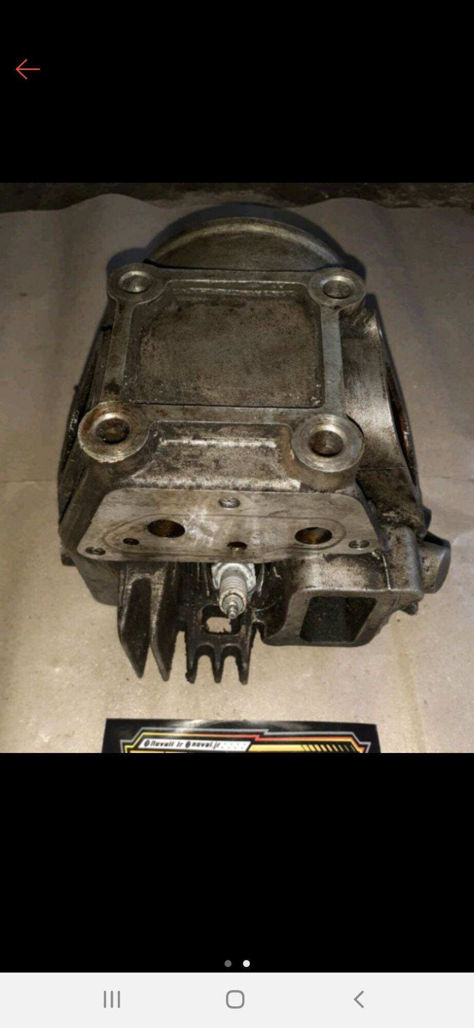 head kop silinder kop head hess deksel klep pir shogun 125 lama old ...